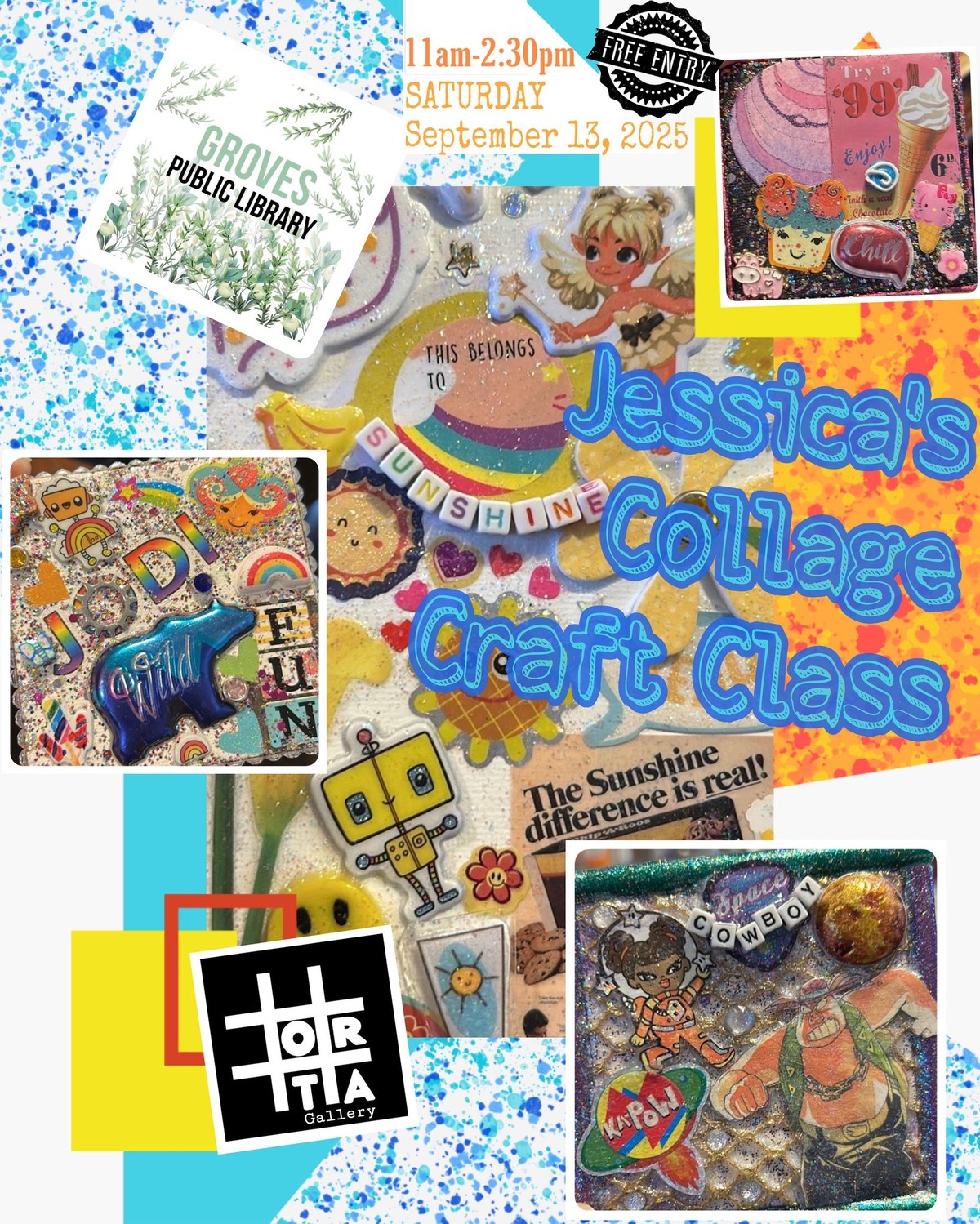 Collage Craft w/ Jessica - Free Craft Class — Groves Public Library